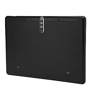 RTLR Calling Tablet, 2.4 5G Dual Band WiFi Dual Camera 10.1in Tablet 100‑240V 4GB 64GB for Play (US Plug)