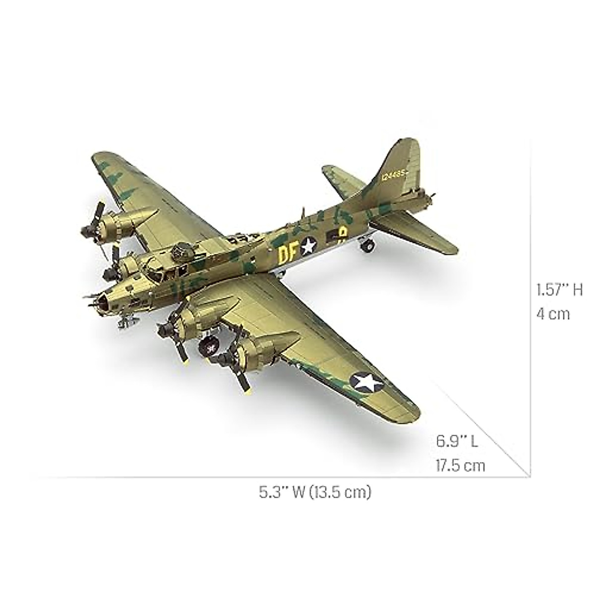 Metal Earth B-17 Flying Fortress Color 3D Metal Model Kit Fascinations