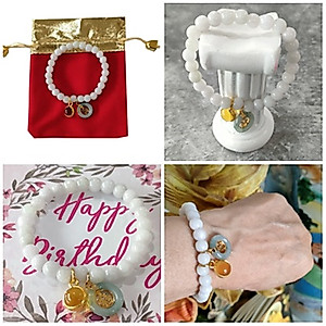 Heavens Tvcz Jade Bracelet Women Good Luck Bracelet Gem Jadeite Real for Women Energy Charms with Jade Pendant Coin Lucky Yellow Naga Eye Powerful Thai Prosperity Trade 7.50mm.