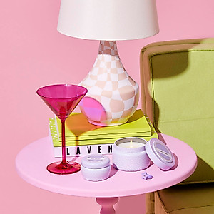 Capri Blue Volcano Scented Mini Tin Candle - Printed Mini Tin Jar Candle - Luxury Candles for Home Scented with Tropical Fruit & Sugared Citrus - Soy Candle Wax Blend - Digital Lavender Candle (3 oz)