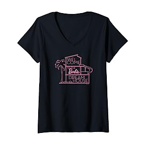 Barbie - Welcome To The Barbie Dream House V-Neck T-Shirt