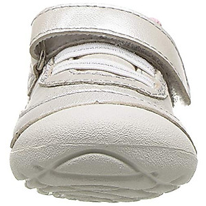 Stride Rite baby girls Soft Motion Jazzy Sneaker, Champagne, 3.5 Infant US