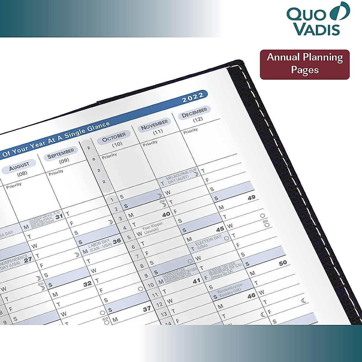 Quo Vadis 2023 Refill For Trinote Planner - Productivity Appointment Planner