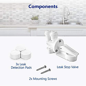 Express Water Leak Stop Valve for Reverse Osmosis and Under Sink Water Filtration System – Automatic Water Shut-Off Valve for Water Filtration Systems – Shut Off Water Supply When Water Leaks