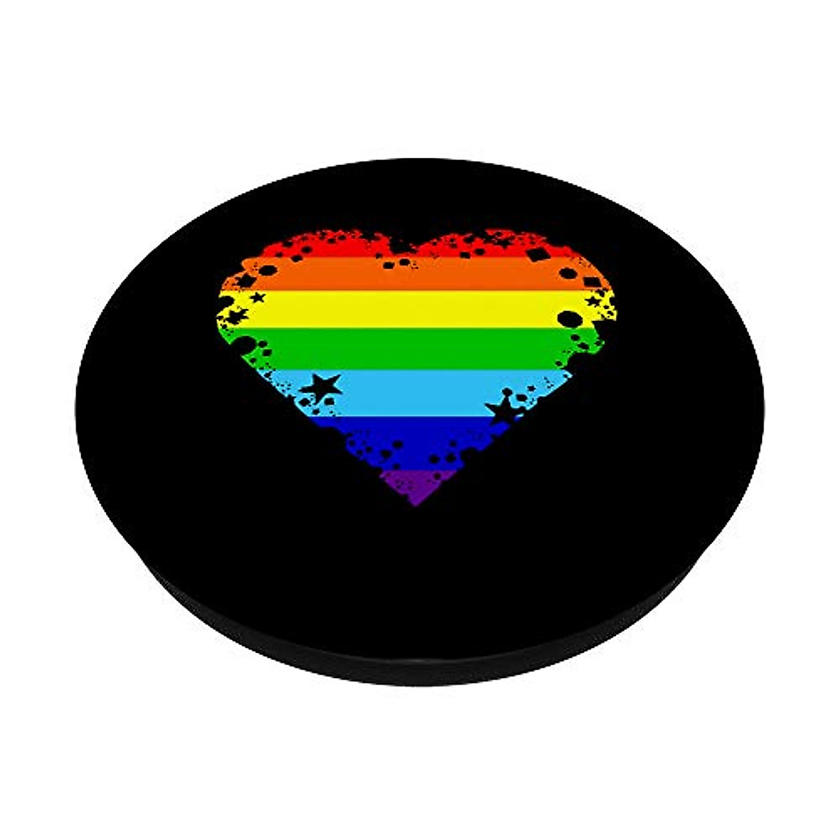CSD Rainbow Heart Love LGBT Pride Gay Homo LGBTQ | Gift Idea PopSockets PopGrip: Swappable Grip for Phones & Tablets