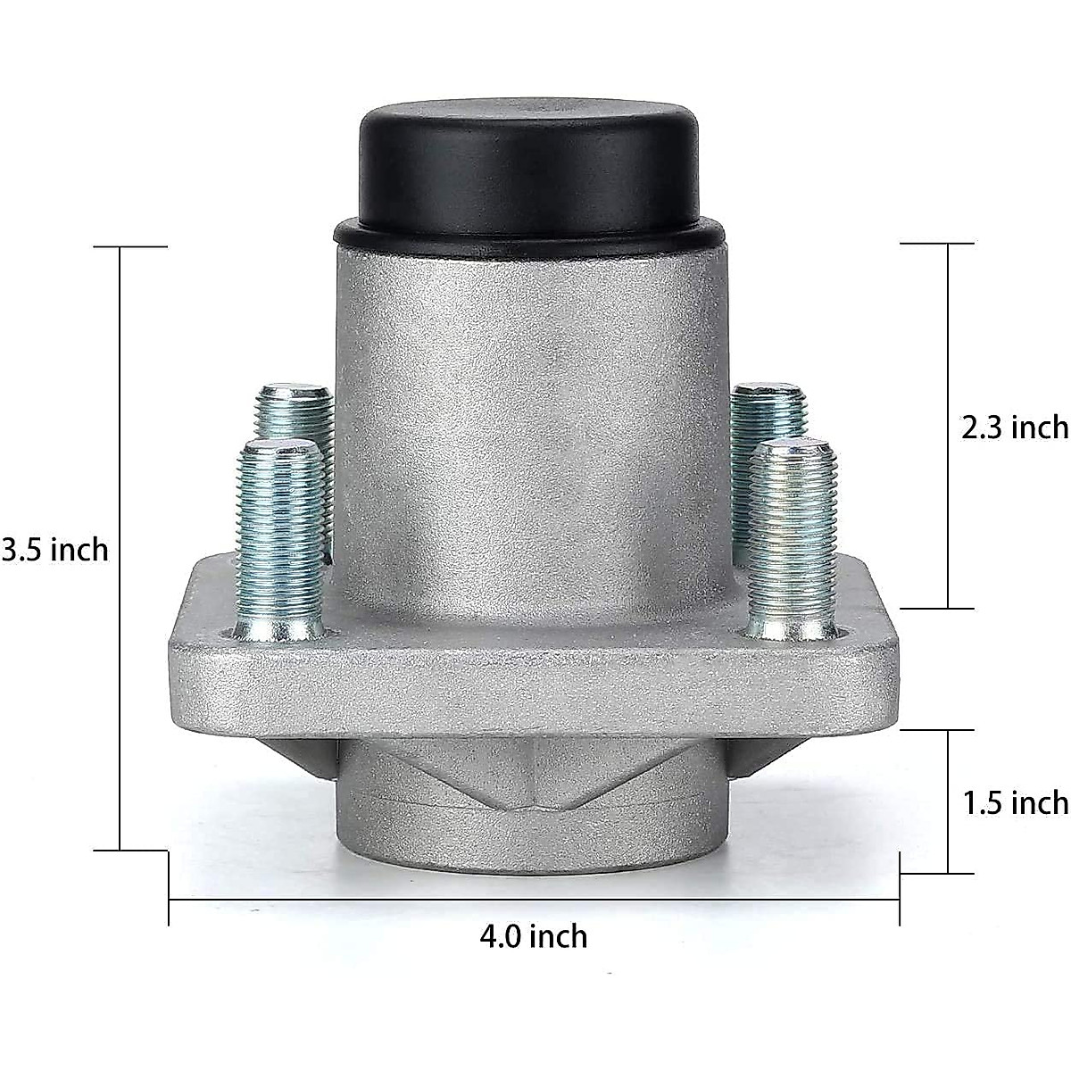 9.99WORLD MALL Golf Cart Front Wheel Hub Assembly with Bearings for Club Car DS & Precedent 2003-up Gas & Electric, OEM# 102357701