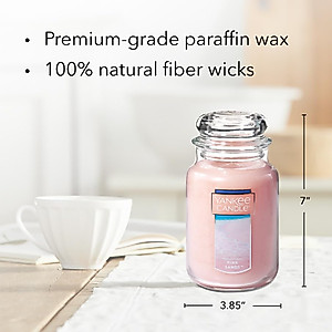Yankee Candle Pink Sands Scented, Classic 22oz Large Jar Single Wick Candle, Over 110 Hours of Burn Time