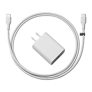 Google Official Pixel Charger for Pixel 3 and all Pixel Phones, Android Charger Cable Bundle with Fast Charging Google 18w Wall Charger - Charges any USB-C Phone (4 Items)