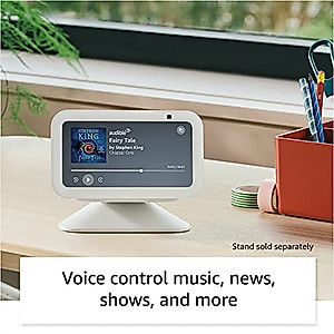 Amazon Echo Show 5 (3rd Gen, 2023 release) | Smart display with 2x the bass and clearer sound | Glacier White