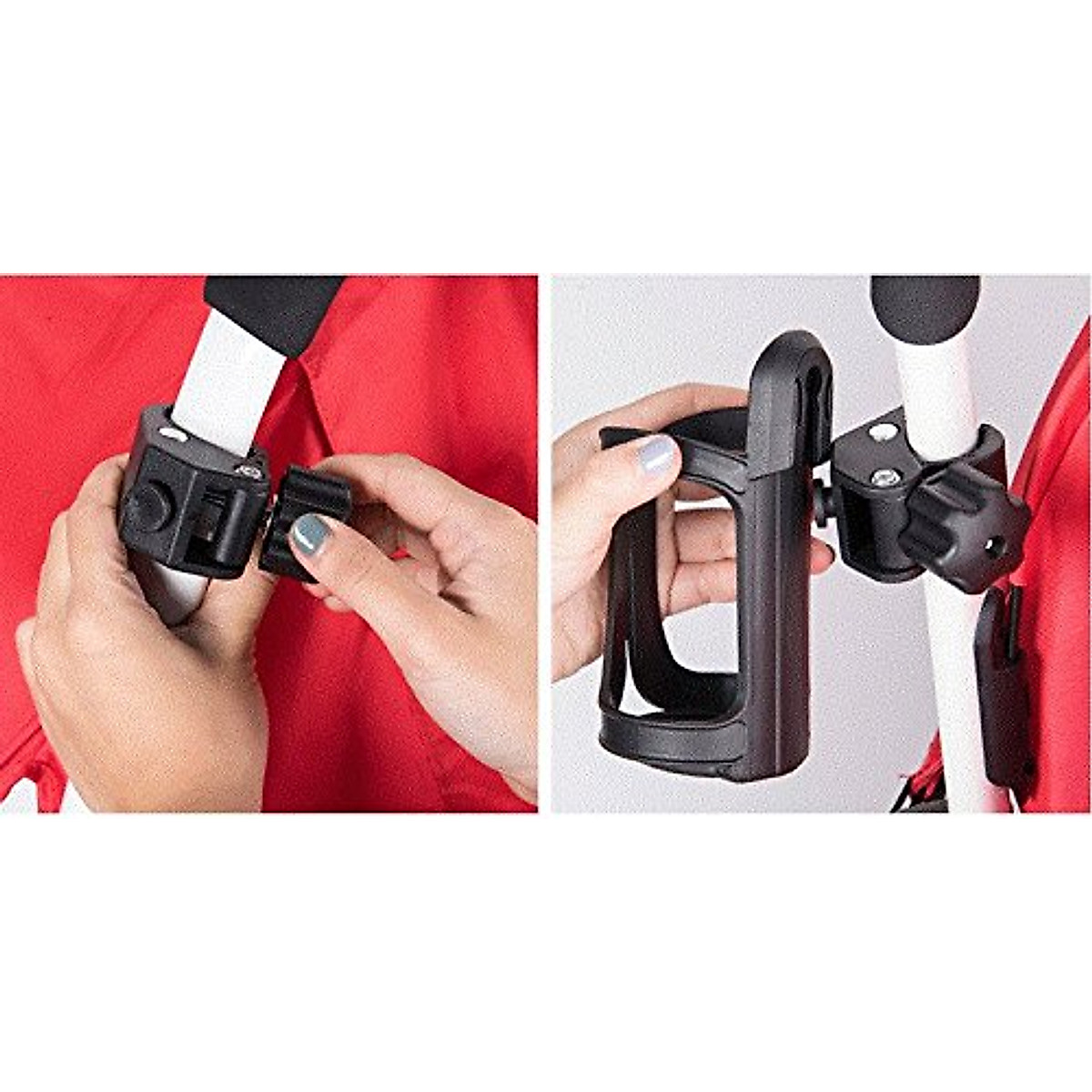 Cup Holder For Babyzen YOYO Stroller,360 Degrees Adjustable Drink Holder Universal For Baby Stroller/Pushchair, Bike Cup Holder