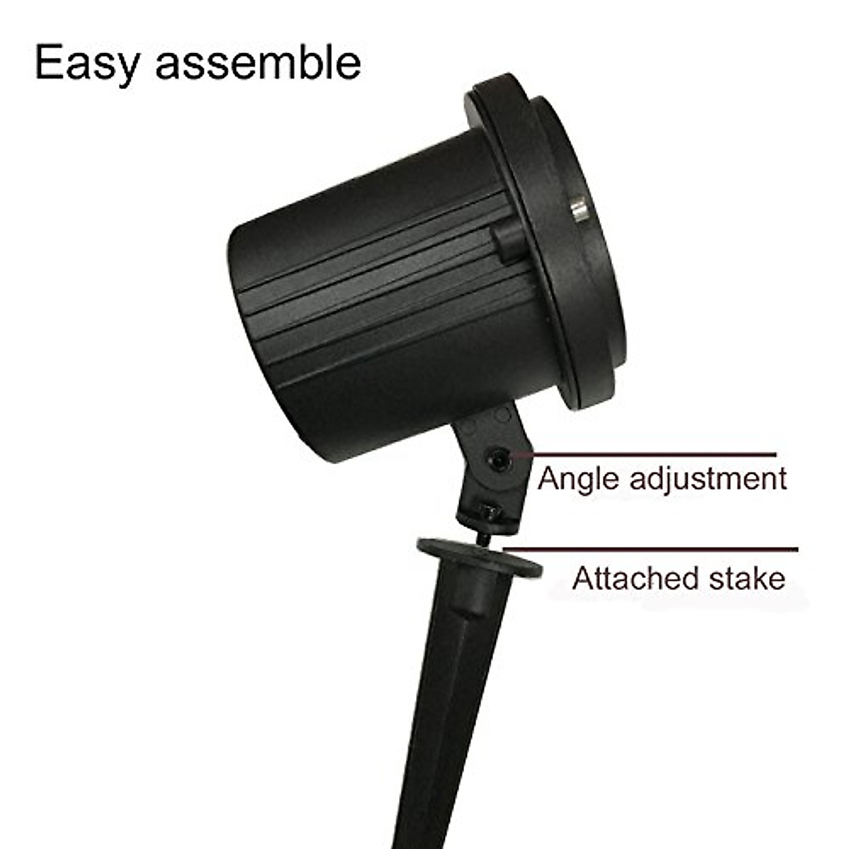 SUNYAO 3 Color Motion Laser Christmas Lights Projector with RF Remote,Outdoor Garden Laser Lights Moving RGB Stars Show for Christmas (RGB Motion)