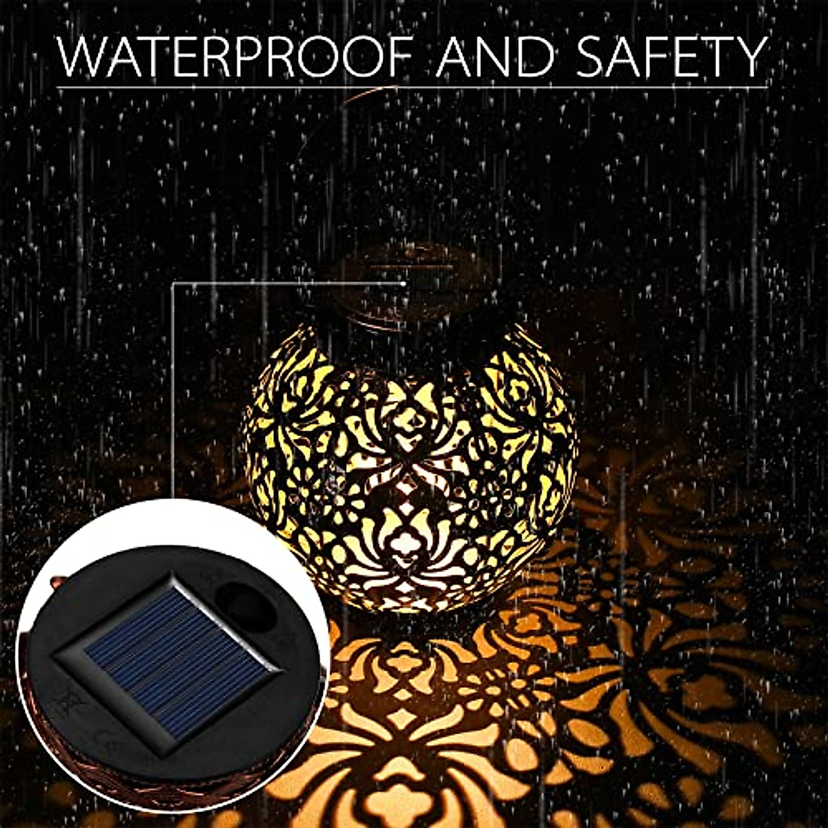 12 Pack Replacement Solar Light Parts Solar Light Replacement Tops Waterproof LED Solar Panel Lantern Lid Light Outdoor Solar Light Replacement Top Kit for Hanging Lanterns Patio Decor (2.76 in)