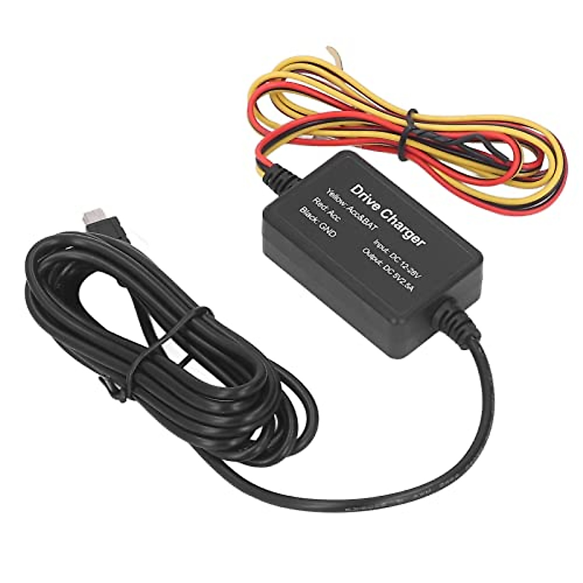 Weojeviy Dash Cam Power Cord Dash Cam Kit, USB Cable 3.2M, for Dash Camera Dash Cam Power Adapter for Dash Cam, Mirror Cam, GPS Navigator And Radar Detector Etc(MINI)