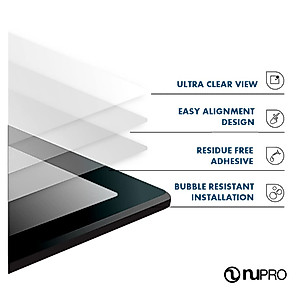 NuPro Clear Screen Protector for Amazon Fire 7 Tablet (12th generation, 2022 release), 2-pack