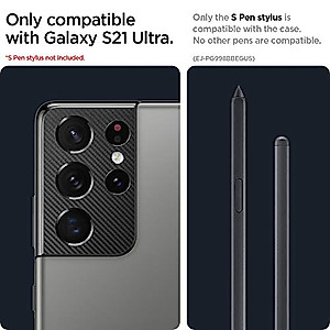 Spigen Liquid Air P Designed for Galaxy S21 Ultra Case (2021) - Matte Black