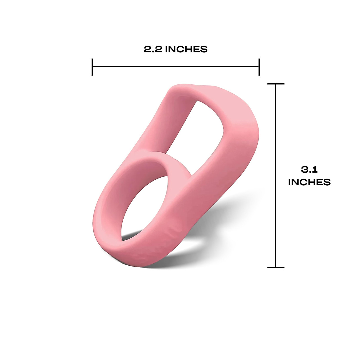 S'well Bottle Handle, Fits 9oz, 17oz, and 25oz Original Bottles, Pink Topaz, Comfortable Carrying On The Go, Flexible Silicone Grip, BPA Free