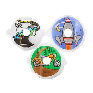 Mom Invented Potty Training Tinkle Targets for Boys - Planes, Trains & Motorcycles