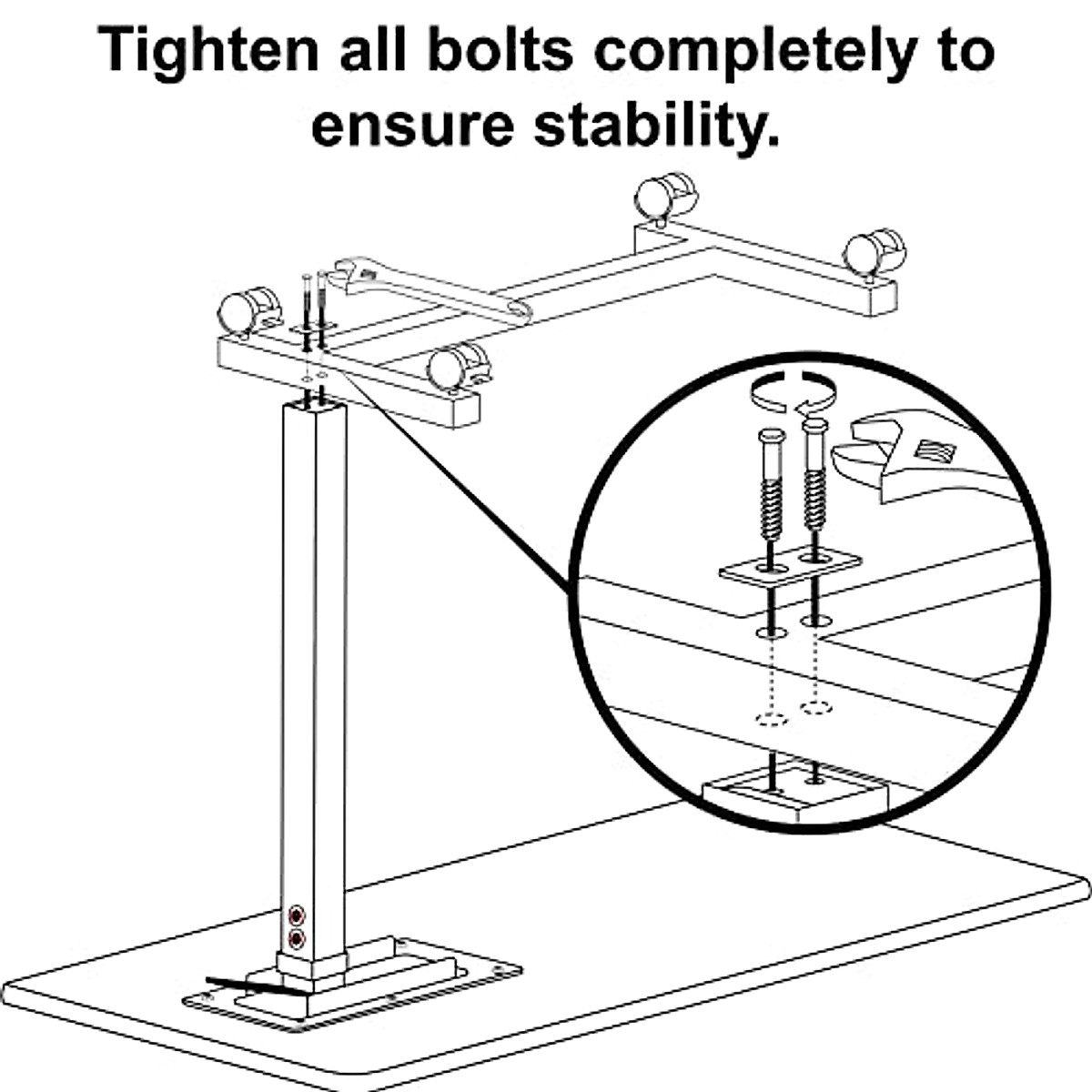 Vaunn Adjustable Overbed Bedside Table With Wheels (Hospital and Home Use), Walnut Brown