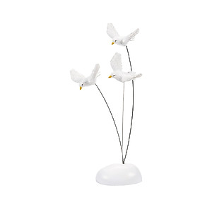Department 56 Village Accessories Christmas Doves Figurine, 5 Inch, White