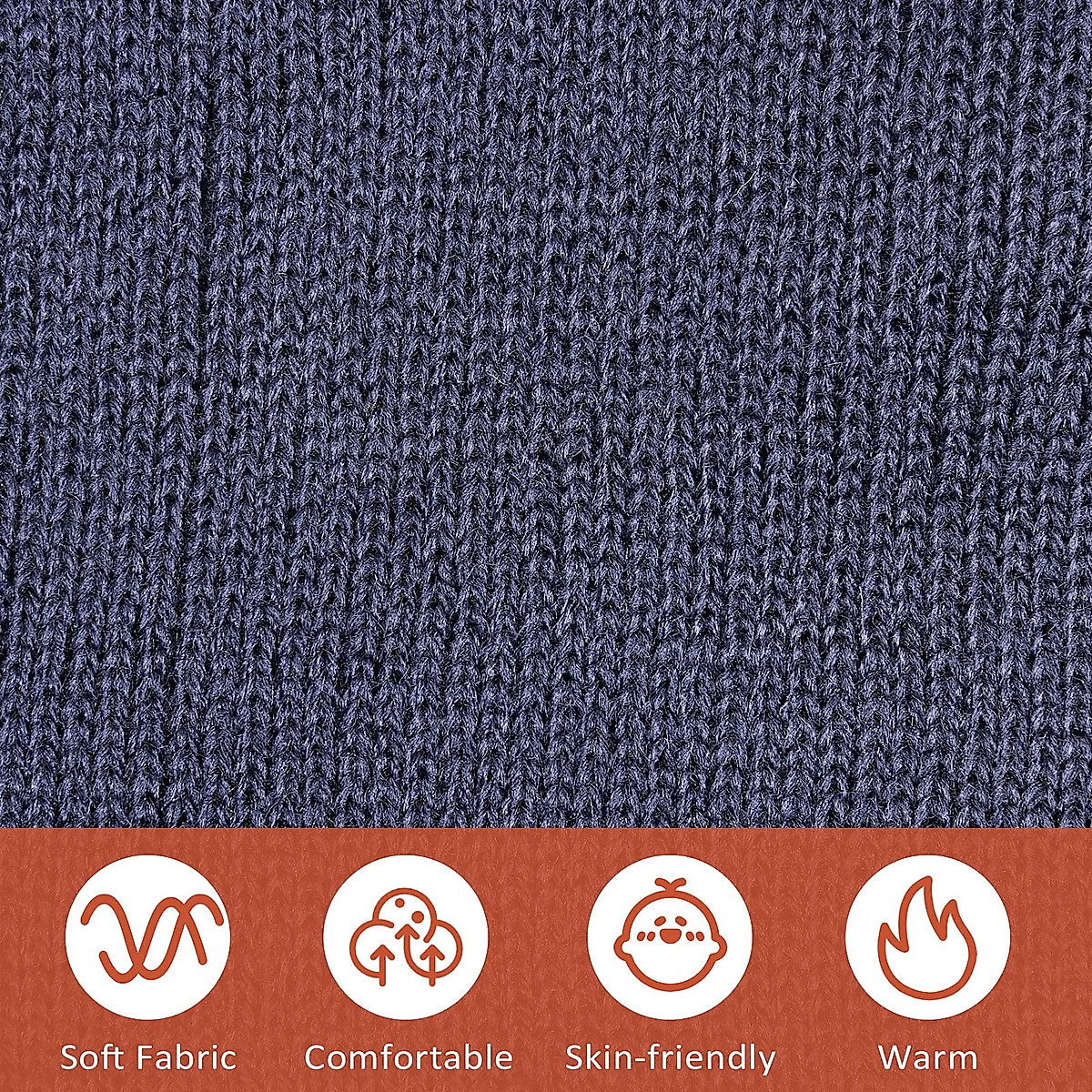 SATINIOR 50 Pieces Bulk Beanies Winter Hats Unisex Beanie Hats Knit Hats Knit Skull Caps Cold Weather Stocking Caps for Women Men