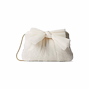 Rayne Pearl Bow Clutch Pearl / O/S