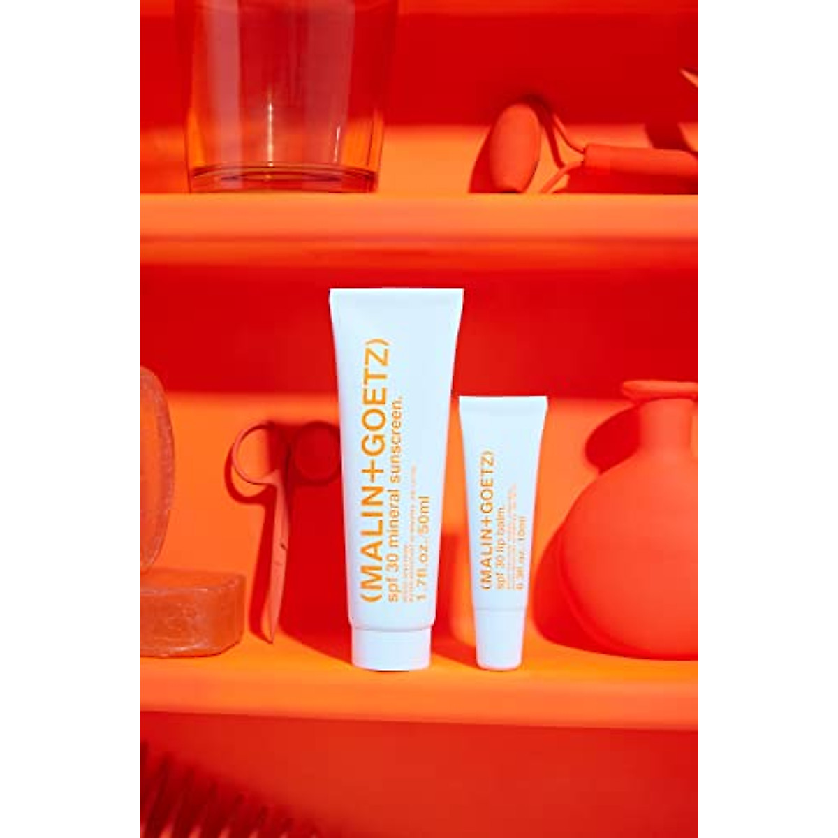 Malin + Goetz SPF 30 Lip Balm, 0.3fl oz, 10ml – Water Resistant Lip Moisturizer, SPF Lip Balm, Sun Protection Lip Care Products, Sunscreen for Lips, Lip Treatment