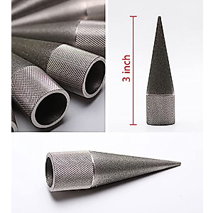 Emery Round Hole Punch Edge Sharpener Handmade DIY Leather Manual Punch Polishing Grinder Tool