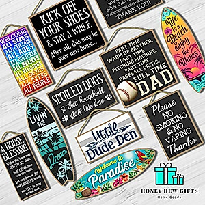 Honey Dew Gifts, Alcohol the Glue Holding this Shitshow Together, Funny Alcohol Themed Décor, Drinking Wall Signs for Man Cave, Wine, Beer, Liquor, Home Bar Wood Sign, 5 Inch by 10 Inch