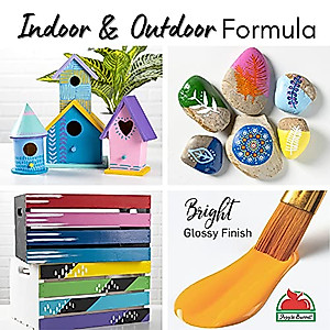 Apple Barrel Gloss Paint Set, 16 Piece (2-Ounce), PROMOABG Colors