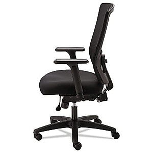 Alera ALENV41M14 Envy Series Mesh High-Back 250 lbs. Capacity Multifunction Chair - Black