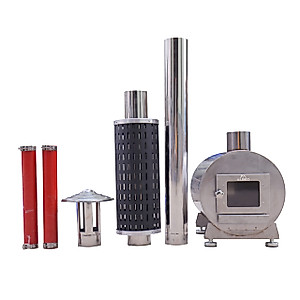 Wood-Fired Hot Tub and Ice Bath | Wood-Burning Hot Tub | Cold-Plunge Tub | 4-5 Person | 422 Water Gallon Capacity | Pine