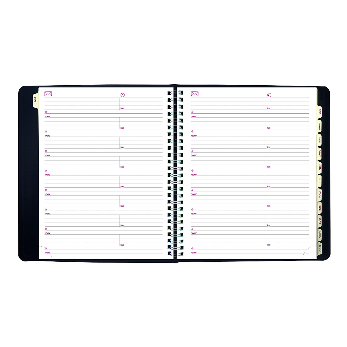 Brownline 2023 Essential Weekly/Monthly Planner, 12 Months, January to December, Twin-Wire Binding, 8.5" x 6.75", Black (CB850.BLK-23)