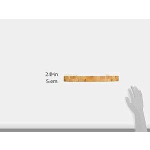 Prairie Collections Football Shaped Bamboo Serving Tray (10" x 16" x 2.5”) Includes 2 Dip Trays - Large Chip Serving Dish for Parties