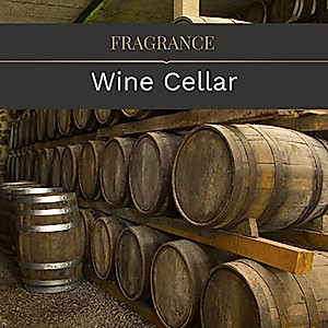 CLCo by Candle-lite Scented Candles, Wine Cellar Fragrance, One 14 oz. Single-Wick Aromatherapy Candle with 90 Hours of Burn Time, White Color