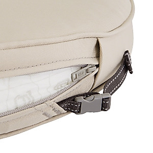 Classic Accessories Montlake Water-Resistant 18 Dia x 2 Inch Patio Dining Seat Cushion, Antique Beige, Patio Furniture Cushions