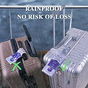 Cruise Ship Essentials for Carnival, Princess, NCL, MSC by JOLLYANTS, Cruise Luggage tag Holders Cruise Must Haves Waterproof & Reusable