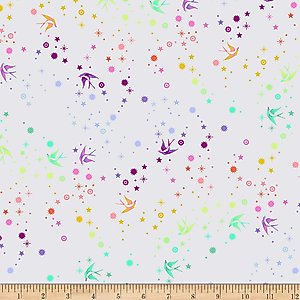 Tula Pink Tula's True Colors Fairy Dust Whisper, Fabric by the Yard