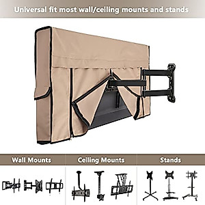 ULTCOVER Waterproof Outdoor TV Cover for 28-32 inch Outside Flat Screen Televisions with Mounts and Stands