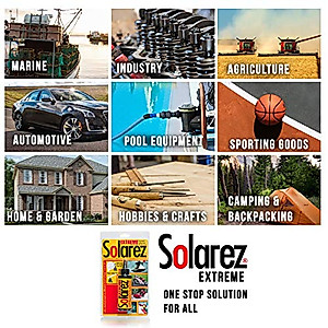 SOLAREZ UV Cure Extreme Resin (3.5 Oz) Heavy Duty Ceramic Fiberglass Filler Sealant Resin ~ DIY, Marine, Sporting Goods, Equipment Maintenance, Housewares, Appliances, Hobbies, Crafts, Camping, Garden