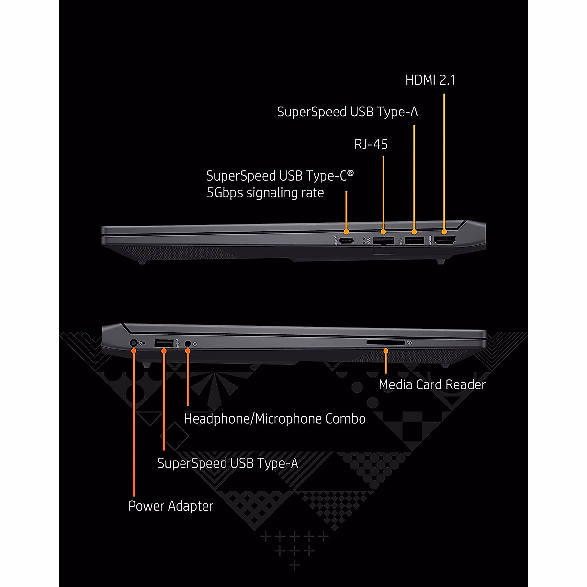 HP Victus Gaming Laptop, AMD Ryzen 7 5800H Processor, GeForce RTX 3050 Ti, 15.6" FHD 144Hz IPS Display, Webcam, WiFi 6, HDMI, Bluetooth, Enlarged Touchpad, Windows 11, Silver (64GB RAM | 1TB SSD)