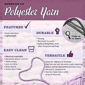 JubileeYarn Chenille Yarn - Worsted Weight - 100g/cake - Iolite - Dark Midnight Blue Velvet - Crochet and Knitting Yarn - 2 Cakes