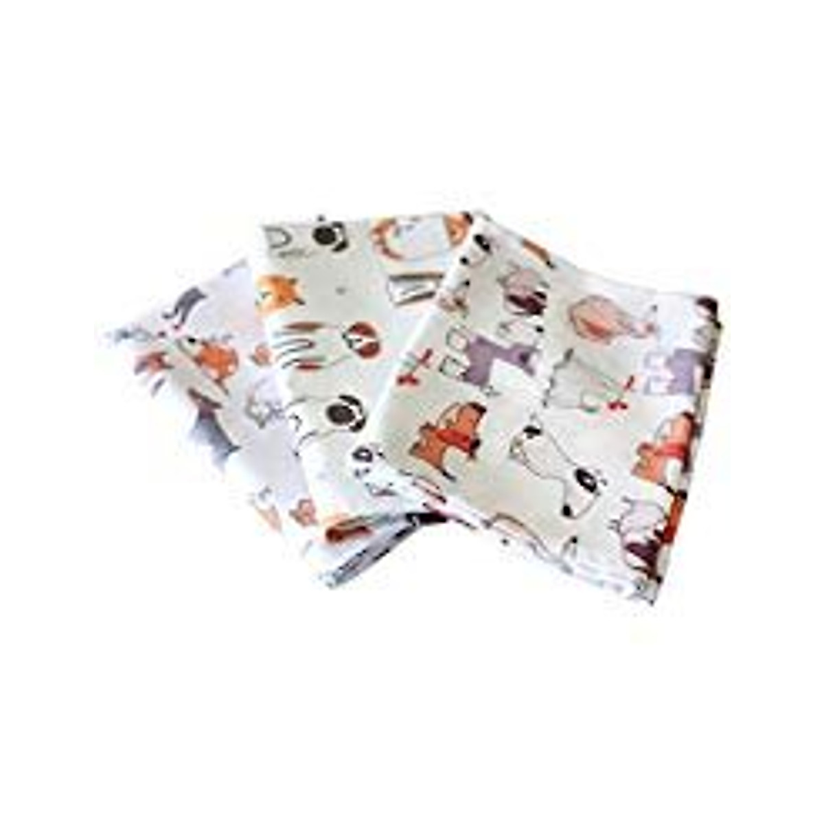 Sunshine Vibes Set of 3 Tea Towels 100% Cotton Dog Lover Pattern with Hanging Loop; to Tackle All of Your Drying, Wiping and Cleaning Kitchen tasks for Dog Lover!