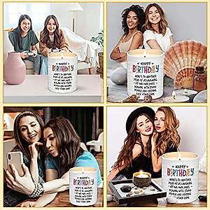 Friendship - Best Friend Gift for Women Birthday Unique - Happy Birthday Gifts for Friend, Bestie Lavender Candle 10Oz