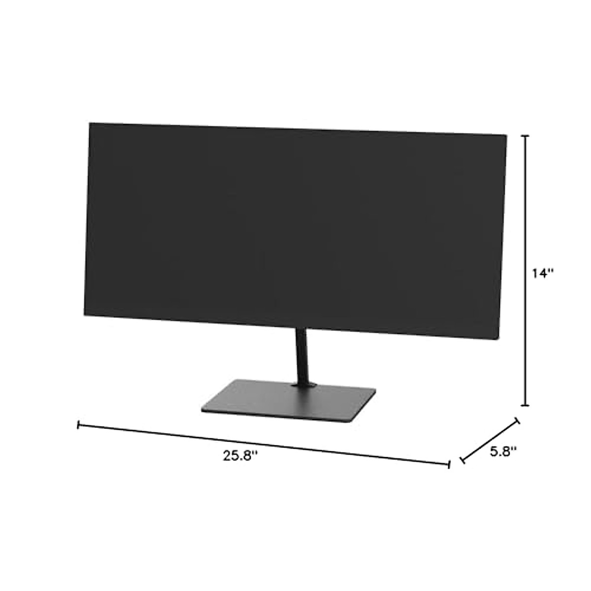 Fiodio 24'' 21:9 75Hz Computer Monitor, 2560x1080P Ultra Wide Full HD Flat Monitor with HDMI Display Ports, Adjustable Tilt, Free-Tearing Eye Care for Home Office, Gaming (DP Cable Included) (23H2F)