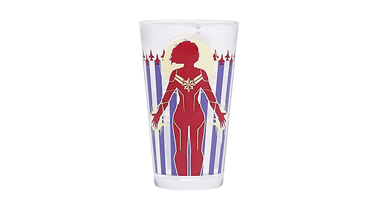Captain Marvel Cold Changing Glass - Unique Marvel Fan Accessory