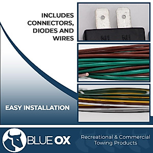 Blue Ox BX8848 4 Diodes Taillight Wiring Kit