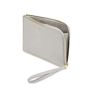 KATIE LOXTON Wonderful Mom Womens Vegan Leather Secret Message Pouch Clutch Stone