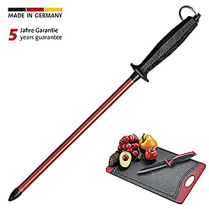 Westmark Knife Sharpener Sieger-Long-Life From Sintered Ruby, A, Red/Black