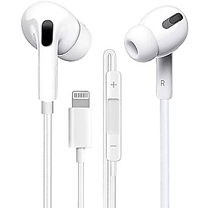 Earphones for iPhone,Headphones,in-Ear Stereo Noise Isolating Earbuds, Mic and Volume Control Compatible with iPhone 7/7 Plus/8/8 Plus/XS/XR/X/SE/11 Pro/11 Pro Max/12/12 Pro/13/13 Pro