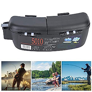 Niiyen Fishing Waist Bag, Portable Multi-Functional Fishing Tackle Organizer Box Waist Bag, for Lures Baits Hook, Fishing Bait Waist Fishing Bait Waist Box, Fishing Gear